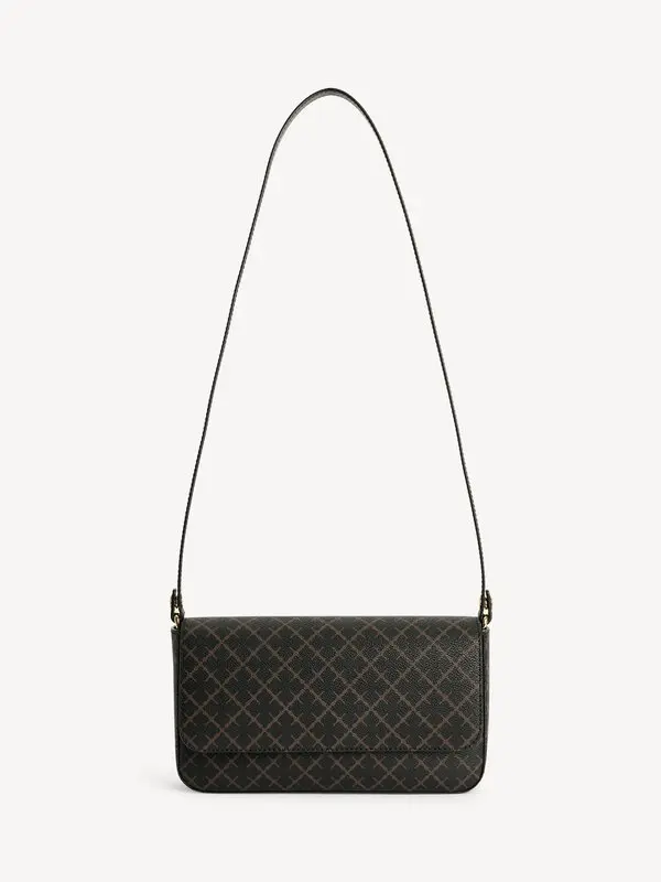 BY MALENE BIRGER Tallie Shoulder Bag - Dark Chokolate