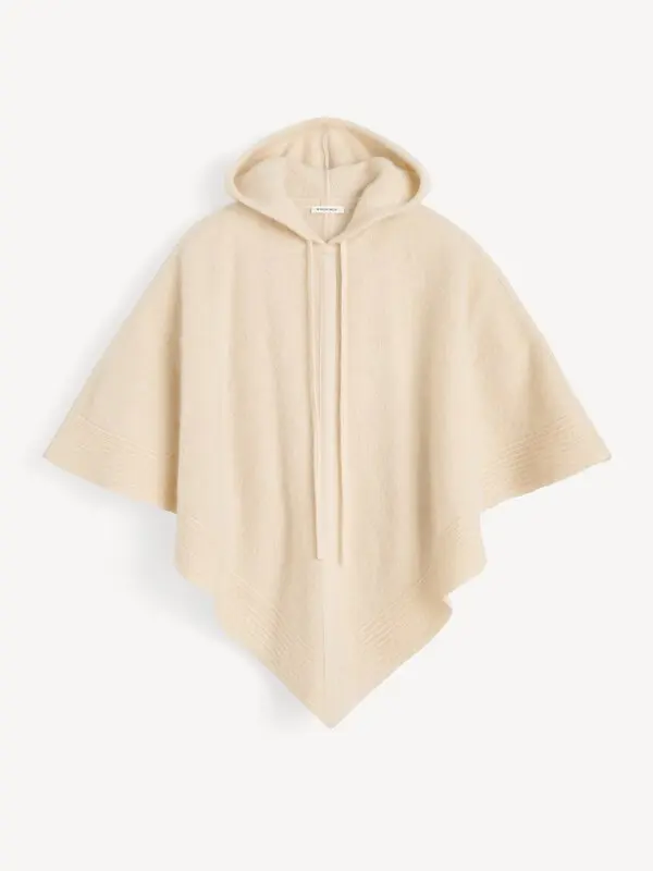 BY MALENE BIRGER Viggo Hooded Cape - Cream - 093
