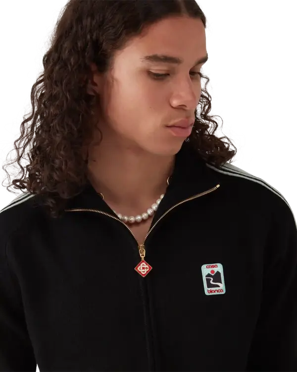 Casablanca Merino Knit Track Jacket