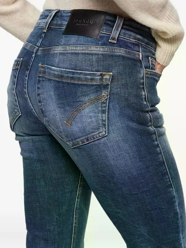 DONDUP Monroe Distressed-effect Jeans - Blue