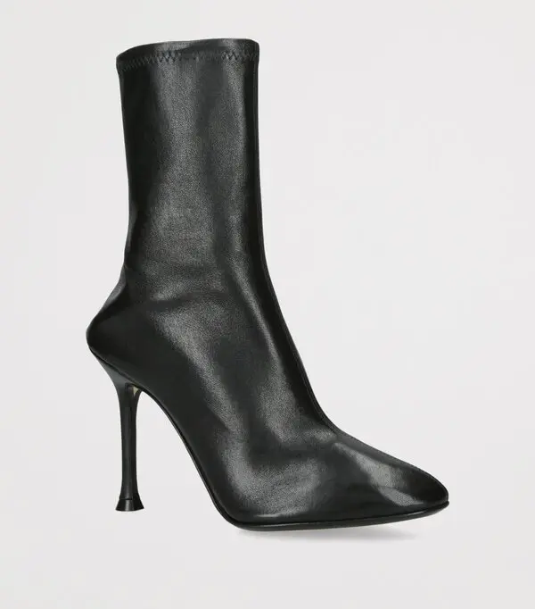 ALEVI MILANO Etienne Leather Ankle Boots