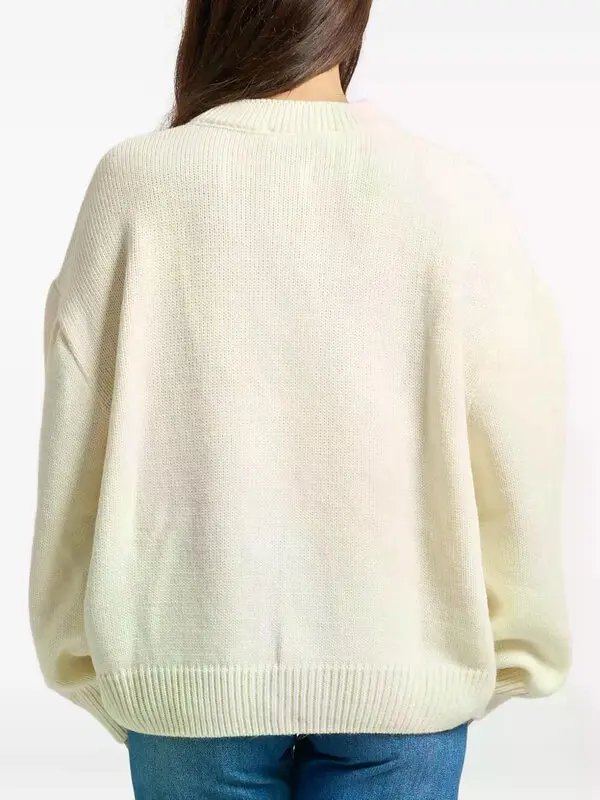GAELLE Logo-embroidered Sweater
