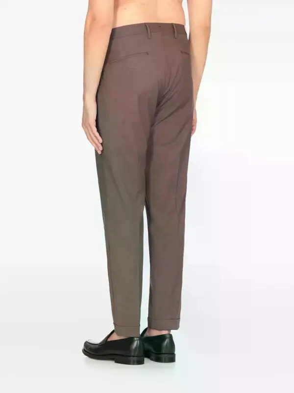 BRIGLIA 1949 Tiberios Pleated Trousers - Brown