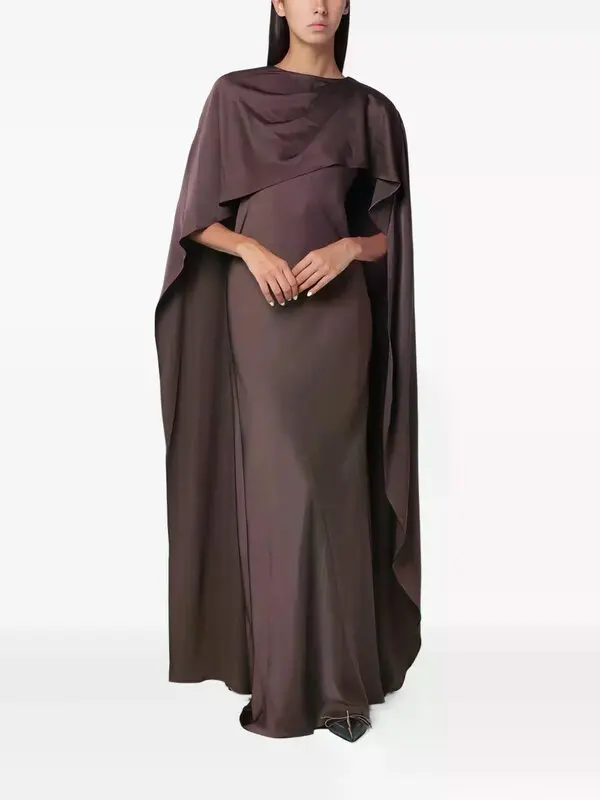 Simkhai Cape-detail Maxi Dress
