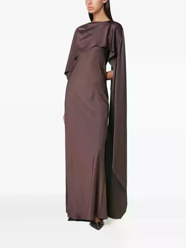 Simkhai Cape-detail Maxi Dress