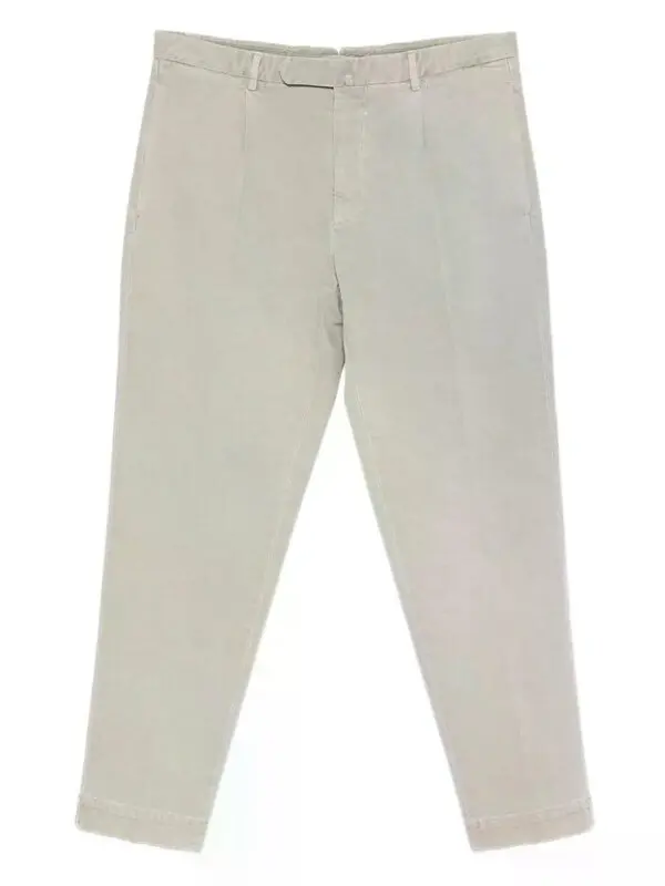 DELL'OGLIO Pleated Trousers - Neutrals