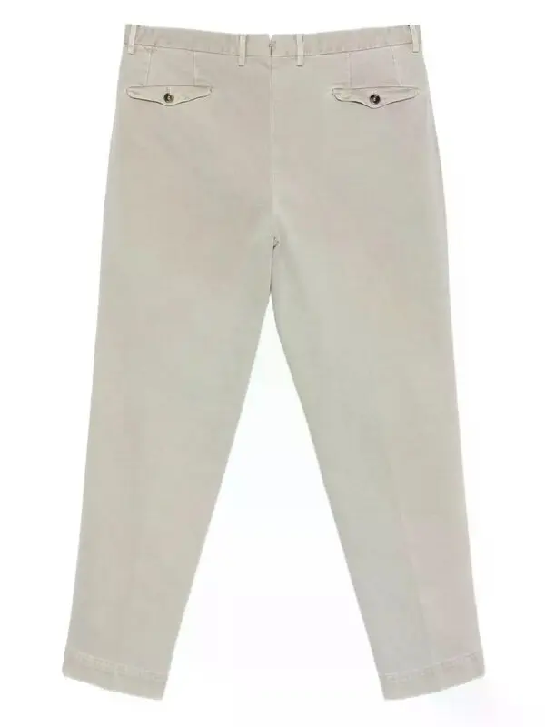 DELL'OGLIO Pleated Trousers - Neutrals