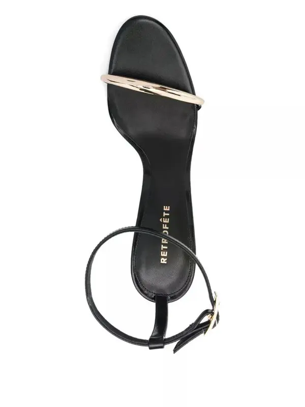 Retrofete 90mm Fawny Sandals - Black