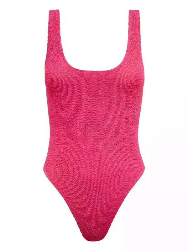 Bond Eye Madison Textured One Piece Swimsuit - Pink