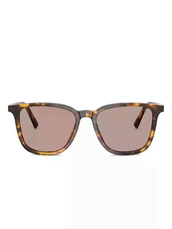 Miu Miu Tortoiseshell Square-frame Sunglasses - Brown
