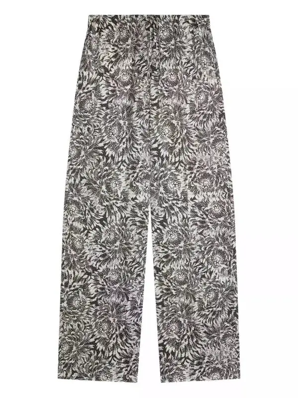 Dries Van Noten Floral-pattern Trousers