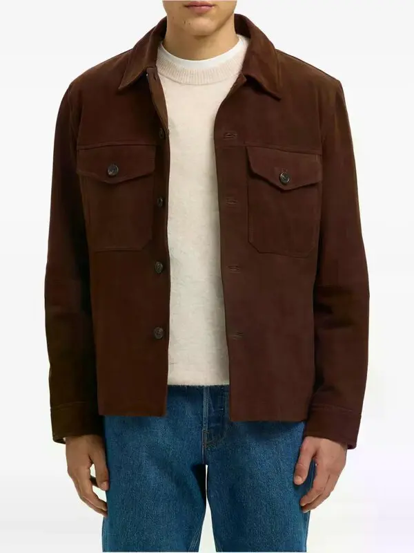 SELECTED Tom Suede Overshirt