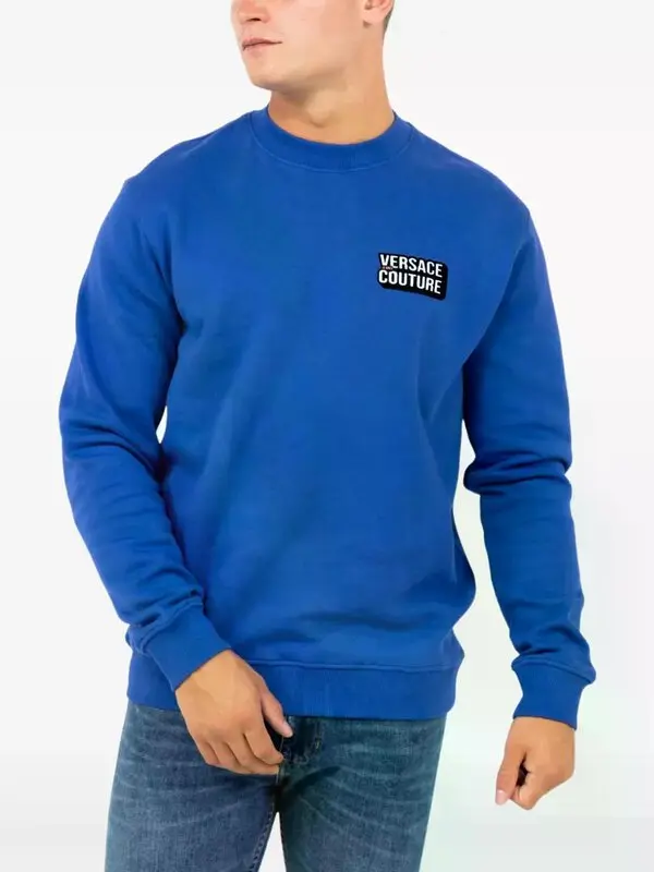 Versace Logo-patch Sweatshirt