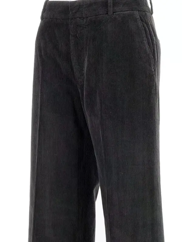 CELLAR DOOR Corduroy Trousers - Black