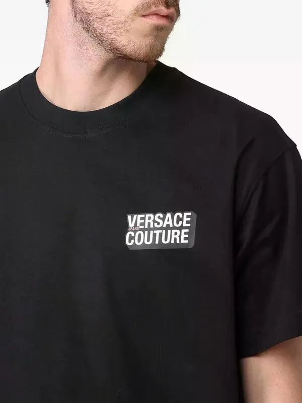 Versace Logo-print T-shirt - Black