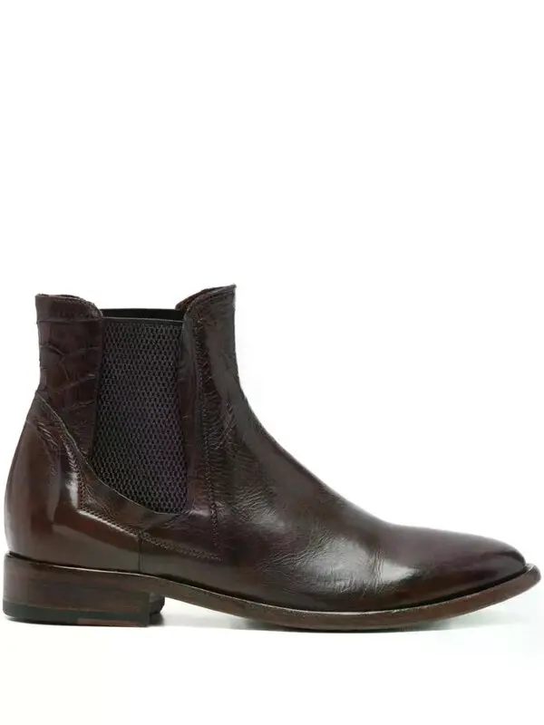 KING TARTUFOLI SHOES Leather Chelsea Boots