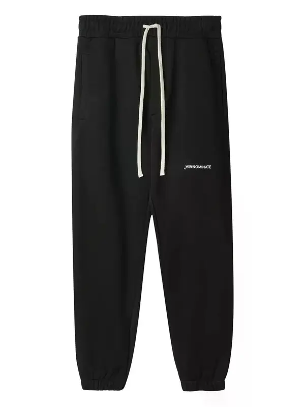 HINNOMINATE Drawstring Track Pants - Black