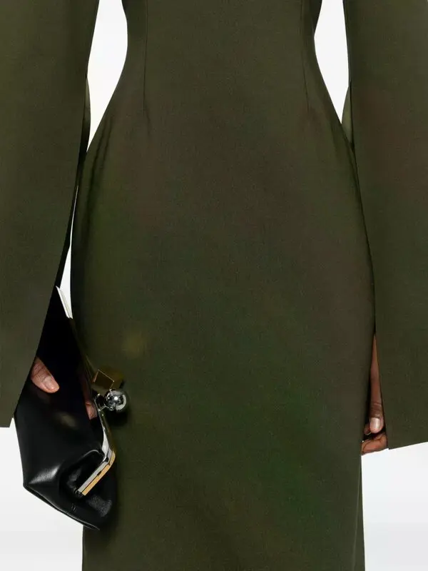 Solace London Josefine Maxi Dress - Green | Editorialist