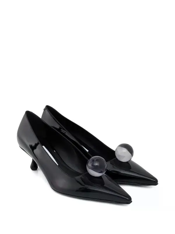 JIMMY CHOO 50mm Orb Pointed Pumps