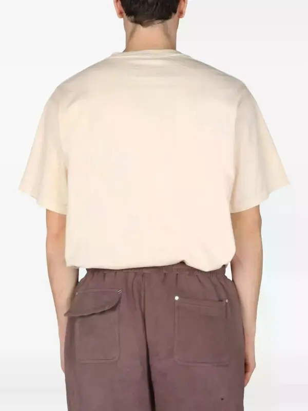 MOUTY Logo-print T-shirt - Neutrals