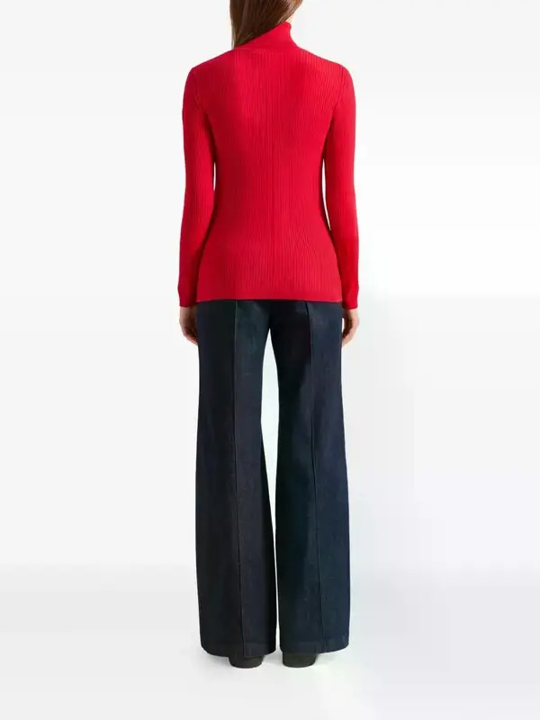 Fusalp Ancelle Ribbed-knit Sweater - Red
