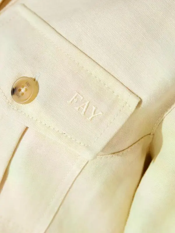 FAY Logo-embroidered Buttoned Shirt