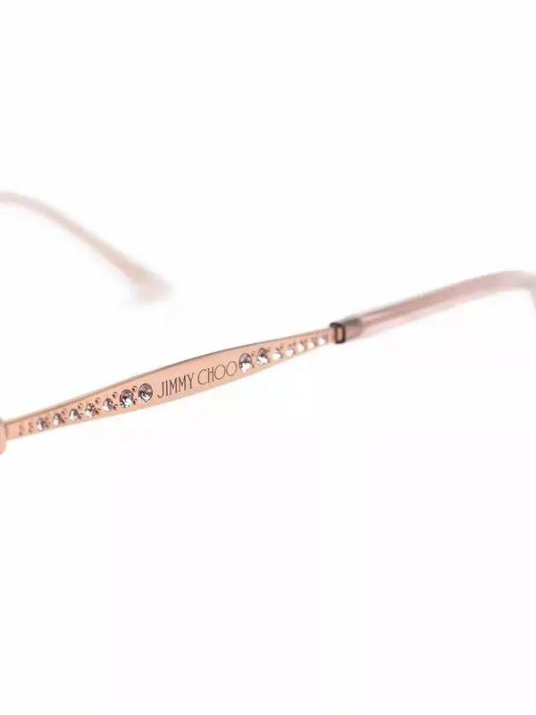 JIMMY CHOO Oversized Frame Sunglasses