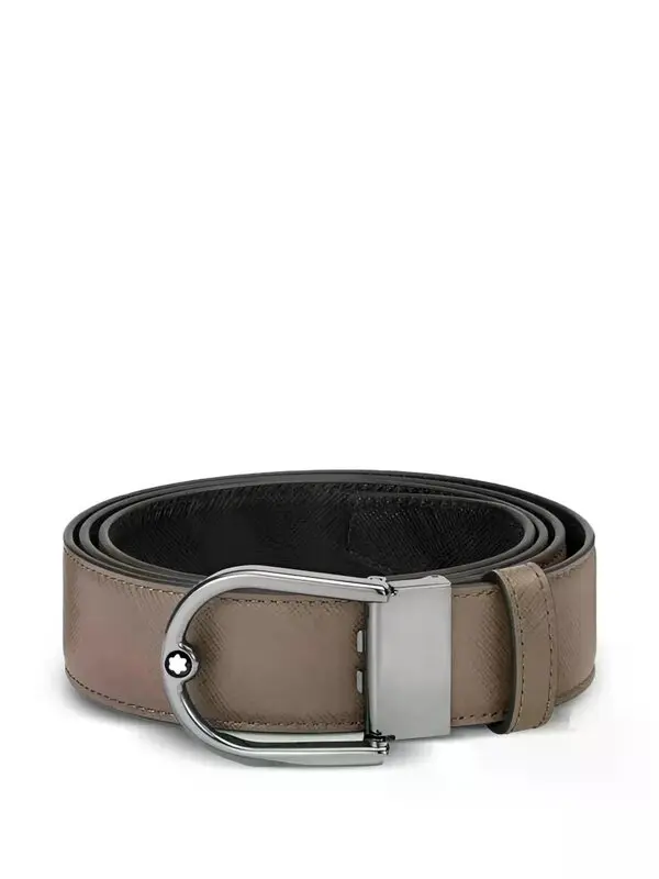 Montblanc Horseshoe Reversible Belt - Neutrals