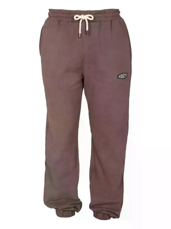 MOUTY Logo-patch Track Pants - Brown