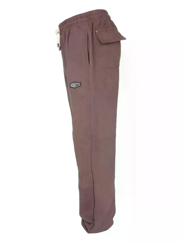 MOUTY Logo-patch Track Pants - Brown