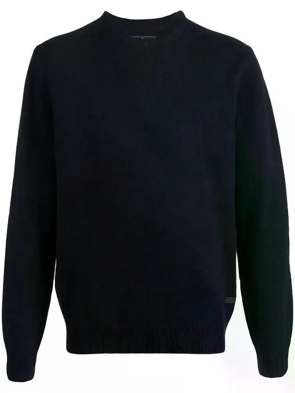 Barbour Patch Detail Crew Neck Jumper