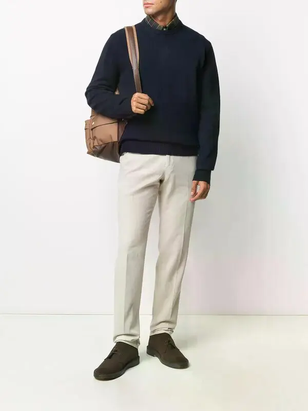 Barbour Patch Detail Crew Neck Jumper