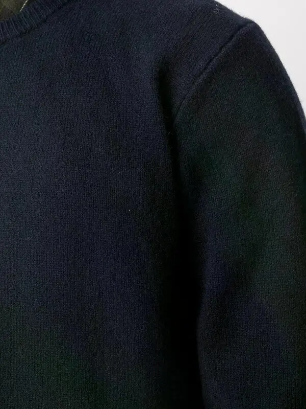 Barbour Patch Detail Crew Neck Jumper