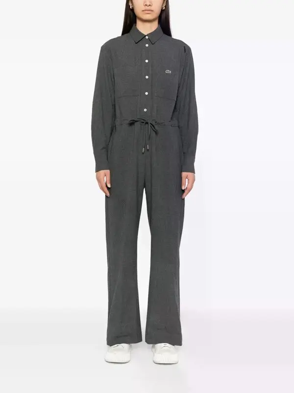 Lacoste Logo-embroidered Jumpsuit