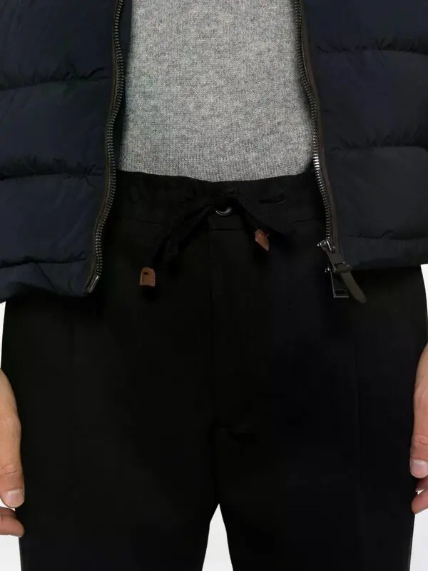 Incotex Drawstring Trousers - Black