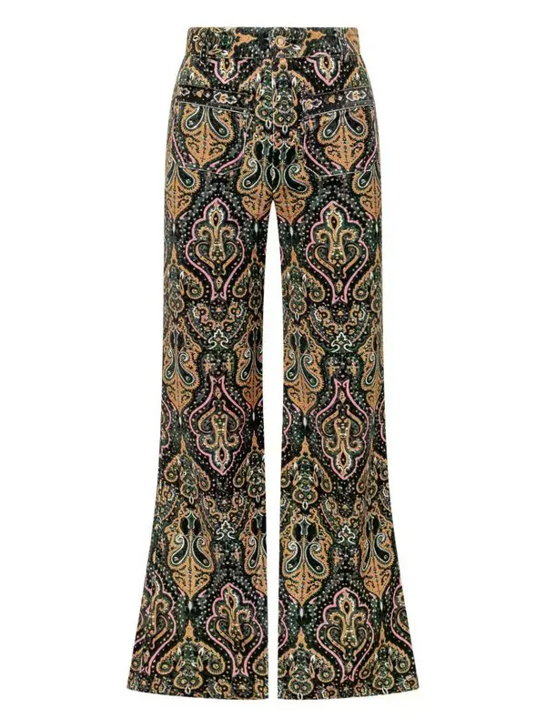 Ba&sh Paisley Print Trousers