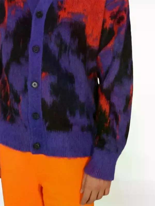 MSGM V-neck Cardigan - Purple
