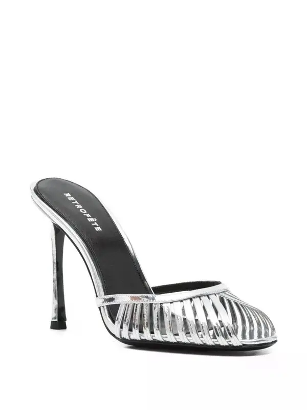 Retrofete 105mm Allistair Mules - Silver