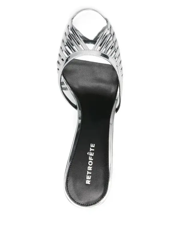 Retrofete 105mm Allistair Mules - Silver