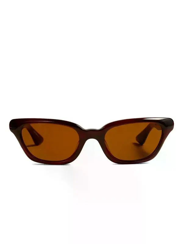 Khaite X Oliver Peoples Geometric Sunglasses - Red