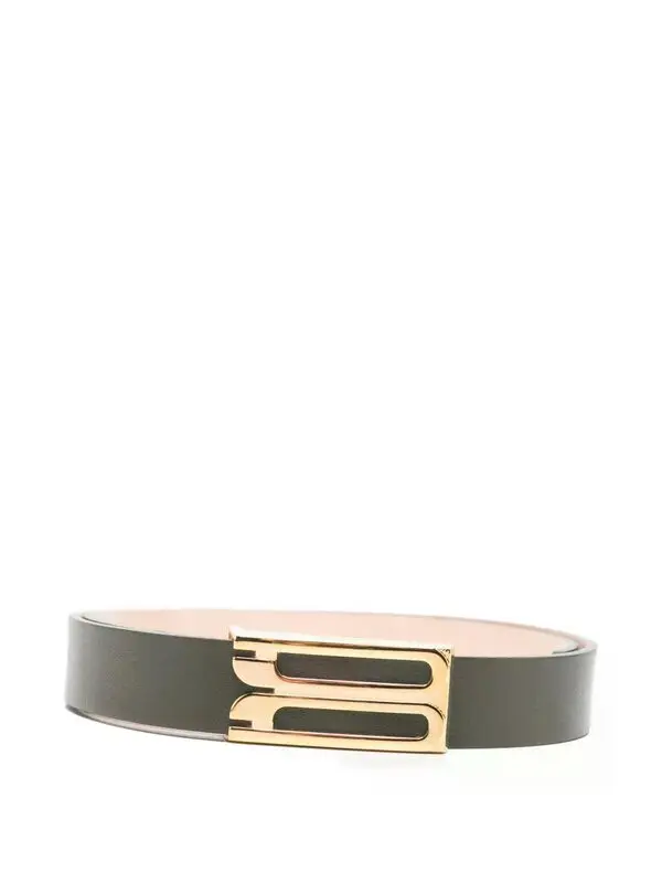 Victoria Beckham Logo-buckle Belt - Green
