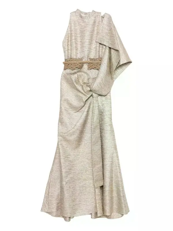 SAIID KOBEISY Brocade Sleeveless Dress
