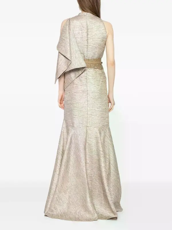 SAIID KOBEISY Brocade Sleeveless Dress