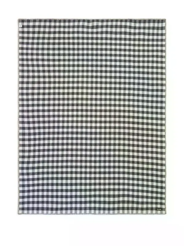 ARLOTTA CASHMERE Plaid Throw Blanket - Grey