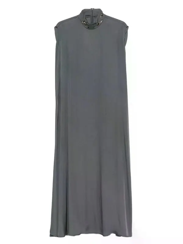 Fabiana Filippi Embellished High-neck Dress