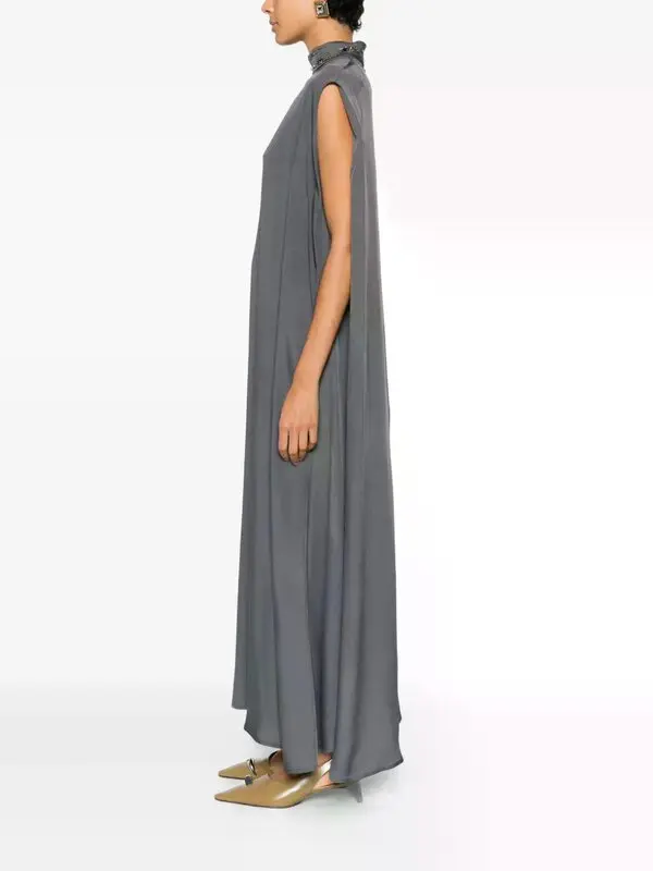 Fabiana Filippi Embellished High-neck Dress