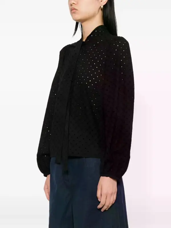 TO B. BY AGNÈS B. Eyelet-detailing Shirt