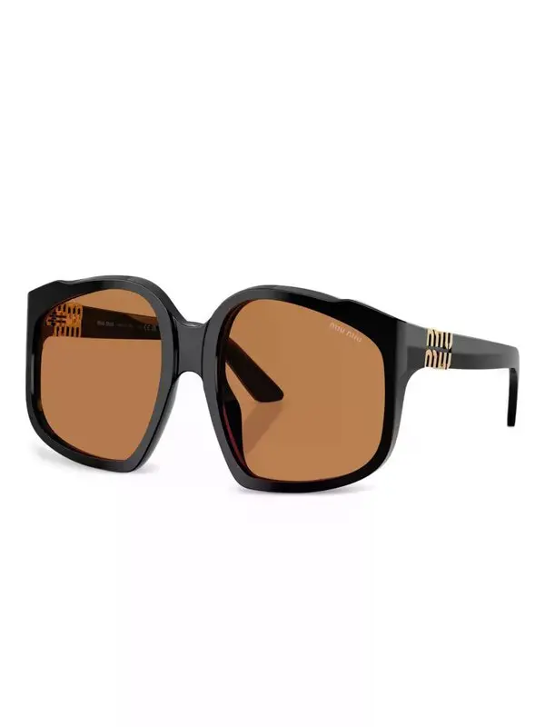 Miu Miu Oversized Sunglasses - Black