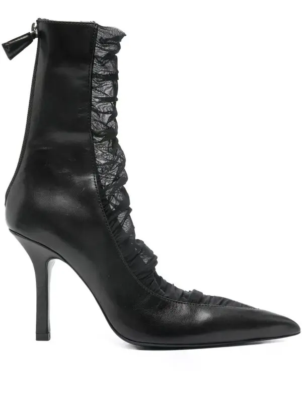 Patrizia Pepe 95mm Second-skin Ankle Boots