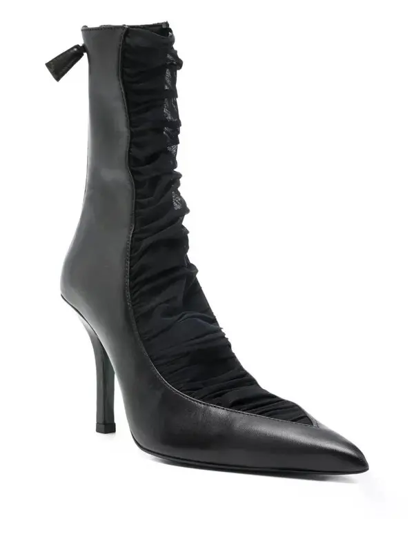 Patrizia Pepe 95mm Second-skin Ankle Boots